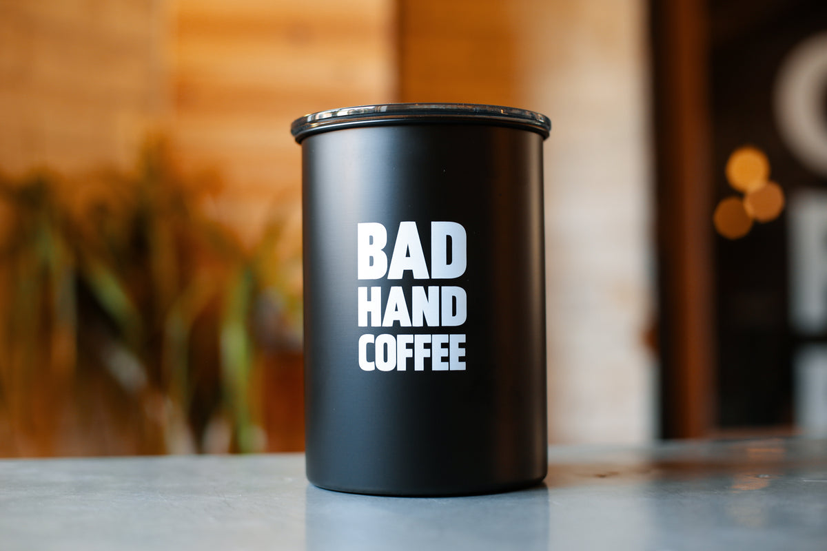 Airscape Coffee Storage Can (Black) – BadHandCoffee