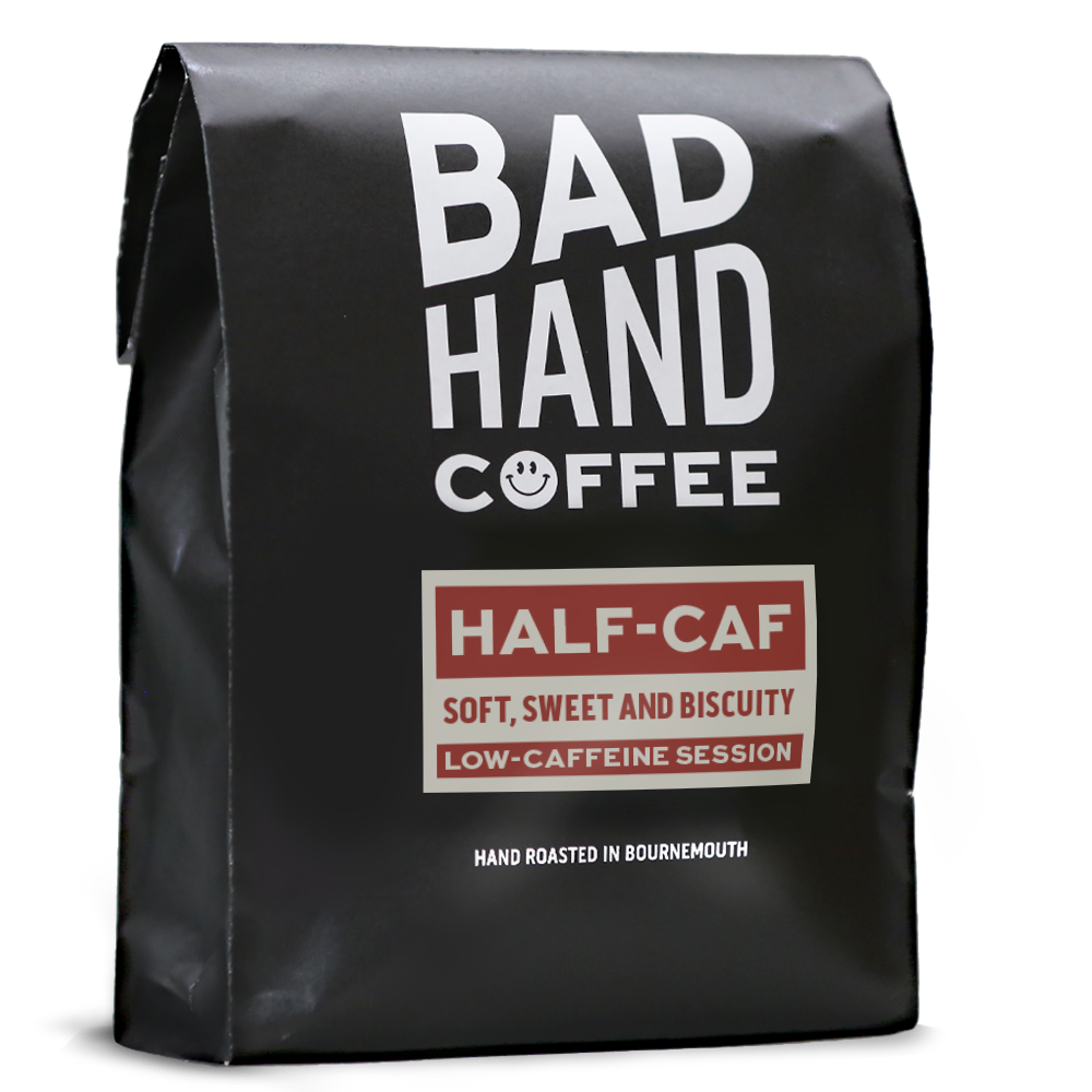 BAD HAND COFFEE - HALF-CAF BLEND - ESPRESSO/FILTER – BadHandCoffee
